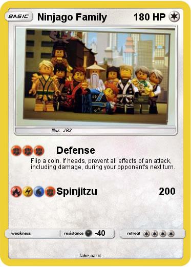 Pokémon Ninjago Family 1 1 - Defense - My Pokemon Card