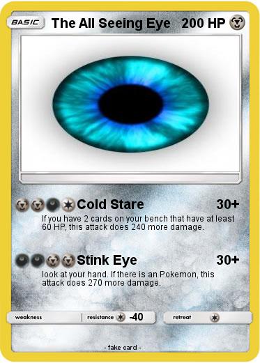 Pokémon The All Seeing Eye 5 5 - Cold Stare - My Pokemon Card