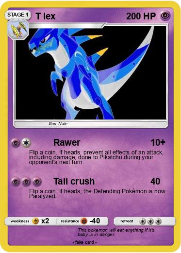 Pokémon T lex - Rawer - My Pokemon Card