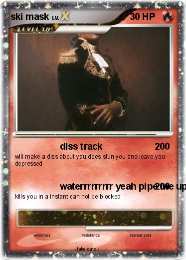 Pokémon ski mask 8 8 - diss track - My Pokemon Card