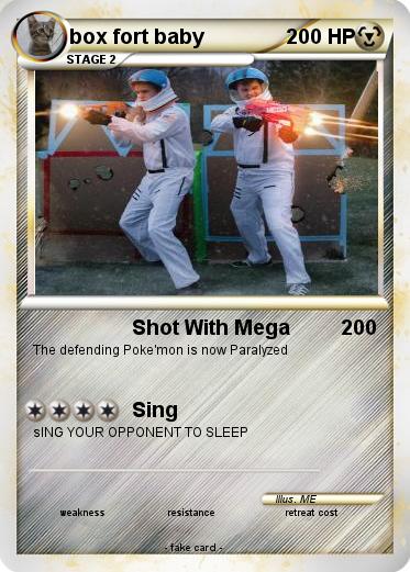 Pokémon box fort baby - Shot With Mega - My Pokemon Card