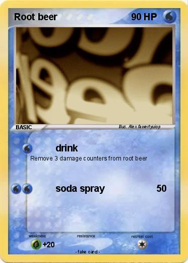 Pokémon Root beer 7 7 - drink - My Pokemon Card