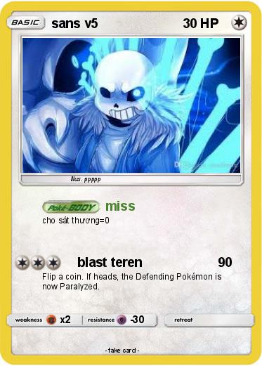 Pokémon sans v5 - miss - My Pokemon Card