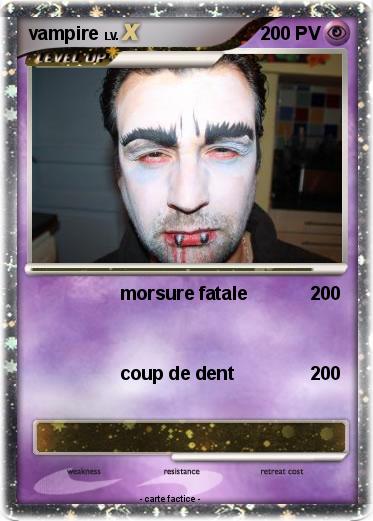 Pokémon vampire 349 349 - morsure fatale - Ma carte Pokémon