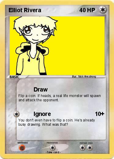 Pokémon Elliot Rivera - Draw - My Pokemon Card