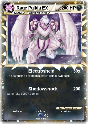 Pokémon Rage Palkia EX - Electrosheld - My Pokemon Card