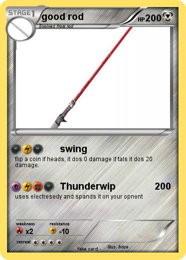 Pokémon good rod - swing - My Pokemon Card