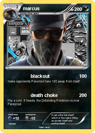 Pokémon marcus 358 358 - blackout - My Pokemon Card