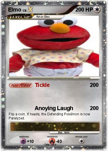 Pokémon Elmo 790 790 - Tickle - My Pokemon Card