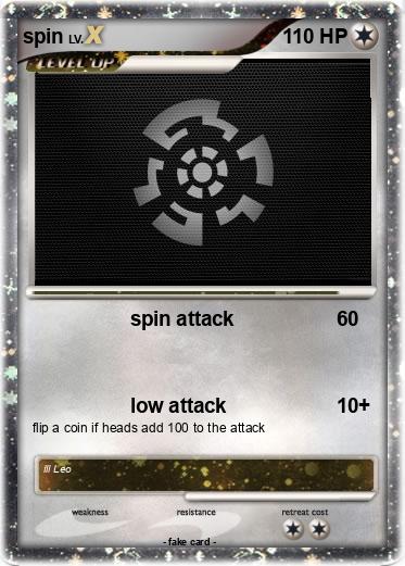 Pokémon spin 33 33 - spin attack - My Pokemon Card