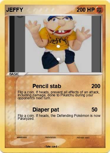 Pokémon JEFFY 1210 1210 - Pencil stab - My Pokemon Card