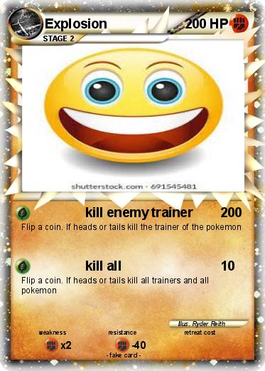 Pokémon Explosion 328 328 - kill enemy trainer - My Pokemon Card