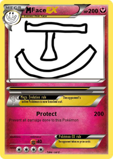 Pokémon Face 395 395 - Protect - My Pokemon Card