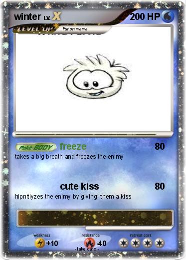 Pokémon winter 119 119 - freeze - My Pokemon Card