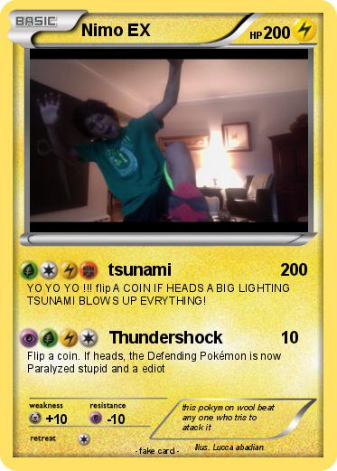 Pokémon Nimo EX - tsunami - My Pokemon Card