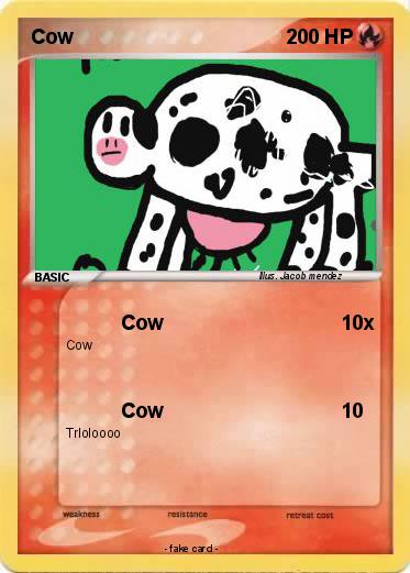 Pokémon Cow 347 347 - Cow - My Pokemon Card