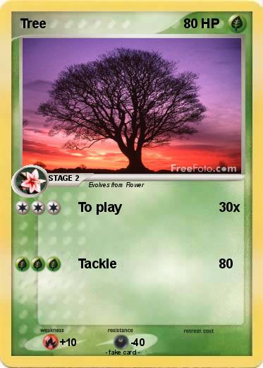 Pokémon Tree 43 43 - To play - My Pokemon Card