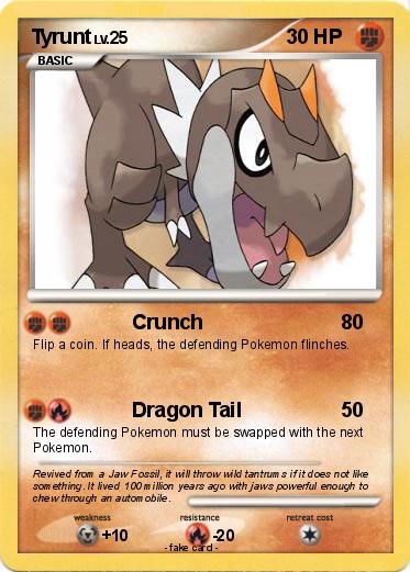 Pokémon Tyrunt 26 26 - Crunch - My Pokemon Card