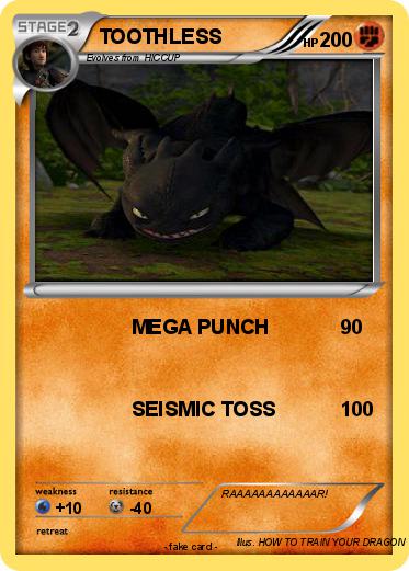 Pokémon TOOTHLESS 410 410 - MEGA PUNCH - My Pokemon Card
