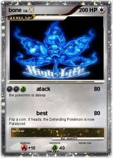 Pokémon bone 51 51 - atack - My Pokemon Card