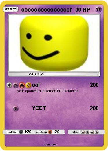 Pokémon ooooooooooooooof 2 2 - oof - My Pokemon Card