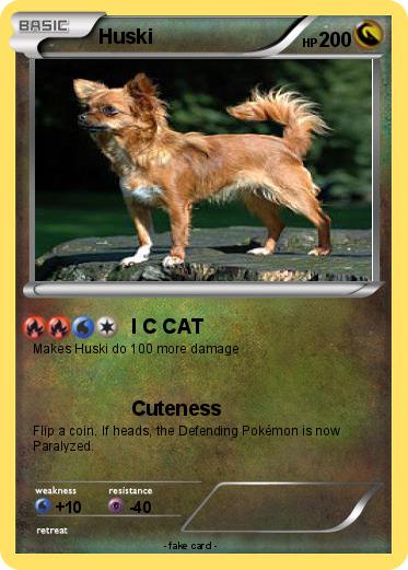Pokémon Huski 13 13 - I C CAT - My Pokemon Card