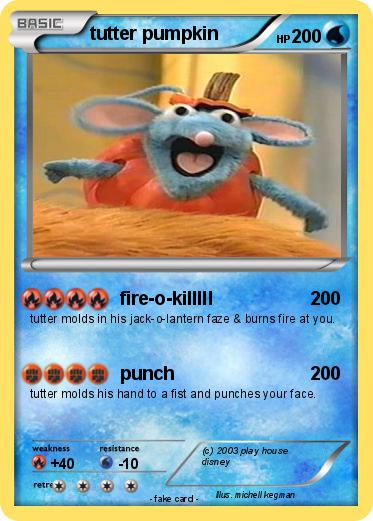Pokémon tutter pumpkin - fire-o-killlll - My Pokemon Card