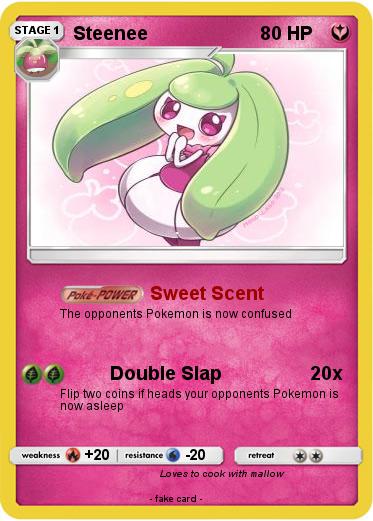 Pokémon Steenee 14 14 - Sweet Scent - My Pokemon Card