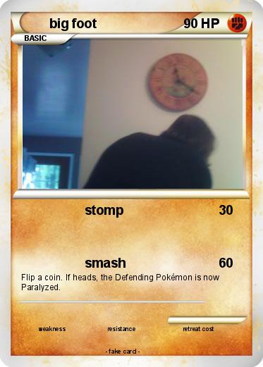 Pokémon big foot 50 50 - stomp - My Pokemon Card
