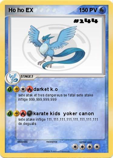 Pokémon Ho ho EX 18 18 - darket k.o - Ma carte Pokémon