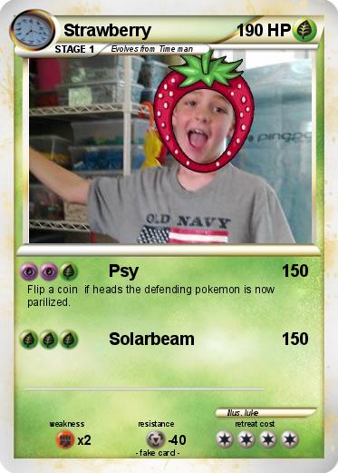 Pokémon Strawberry 46 46 - Psy - My Pokemon Card