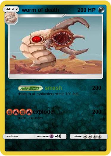 Pokémon worm of death - smash - My Pokemon Card