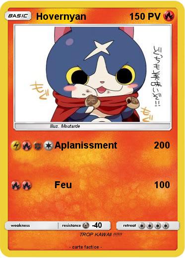 Pokémon Hovernyan 7 7 - Aplanissment - Ma carte Pokémon