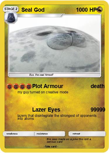 Pokémon Seal God - Plot Armour - My Pokemon Card