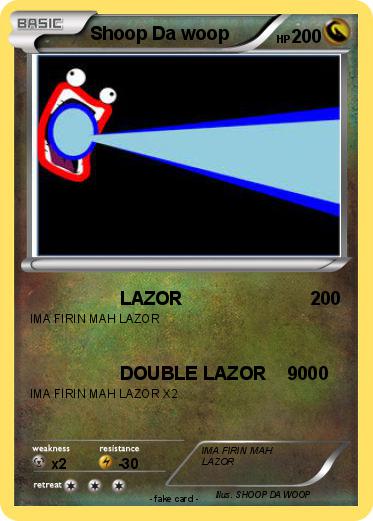 Pokémon Shoop Da woop 268 268 - LAZOR - My Pokemon Card