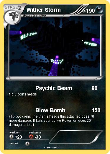 Pokémon Wither Storm 31 31 - Psychic Beam - My Pokemon Card