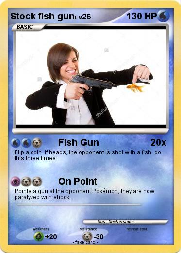 Pokémon Stock fish gun - Fish Gun - My Pokemon Card