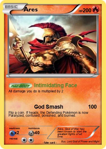 Pokémon Ares 417 417 - Intimidating Face - My Pokemon Card
