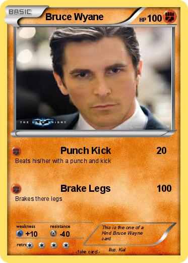 Pokémon Bruce Wyane - Punch Kick - My Pokemon Card