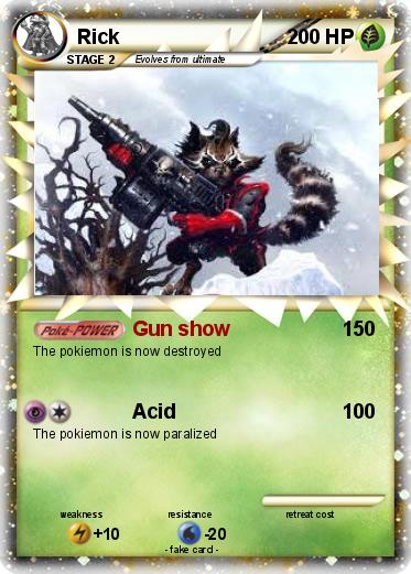Pokémon Rick 288 288 - Gun show - My Pokemon Card