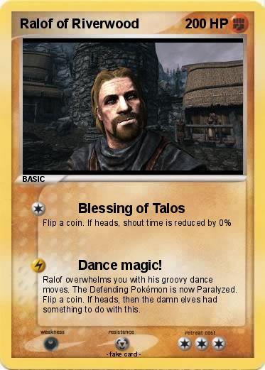 Pokémon Ralof of Riverwood - Blessing of Talos - My Pokemon Card