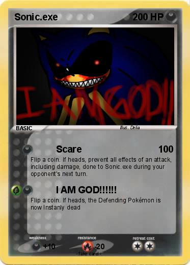 Pokémon Sonic exe 229 229 - Scare - My Pokemon Card