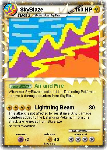 Pokémon SkyBlaze 1 1 - Air and Fire - My Pokemon Card