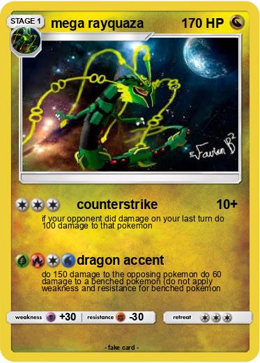 Pokémon mega rayquaza 596 596 - counterstrike - My Pokemon Card