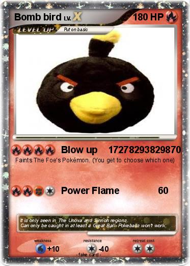 Pokémon Bomb bird 71 71 - Blow up 17278293829870 - My Pokemon Card
