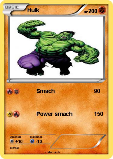 Pokémon Hulk 1369 1369 - Smach - My Pokemon Card