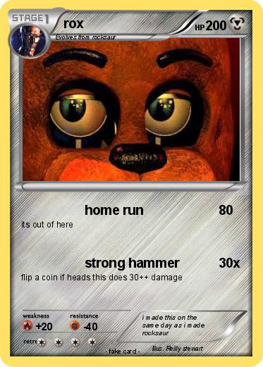 Pokémon rox 15 15 - home run - My Pokemon Card