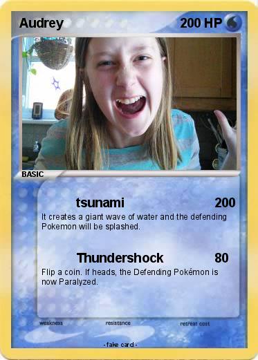 Pokémon Audrey 96 96 - tsunami - My Pokemon Card