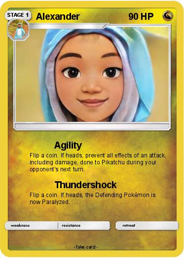 Pokémon Alexander 493 493 - Agility - My Pokemon Card