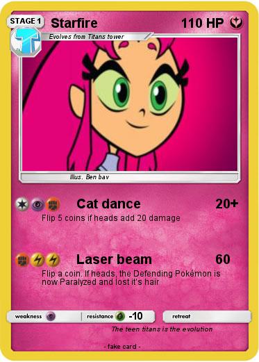 Pokémon Starfire 144 144 - Cat dance - My Pokemon Card